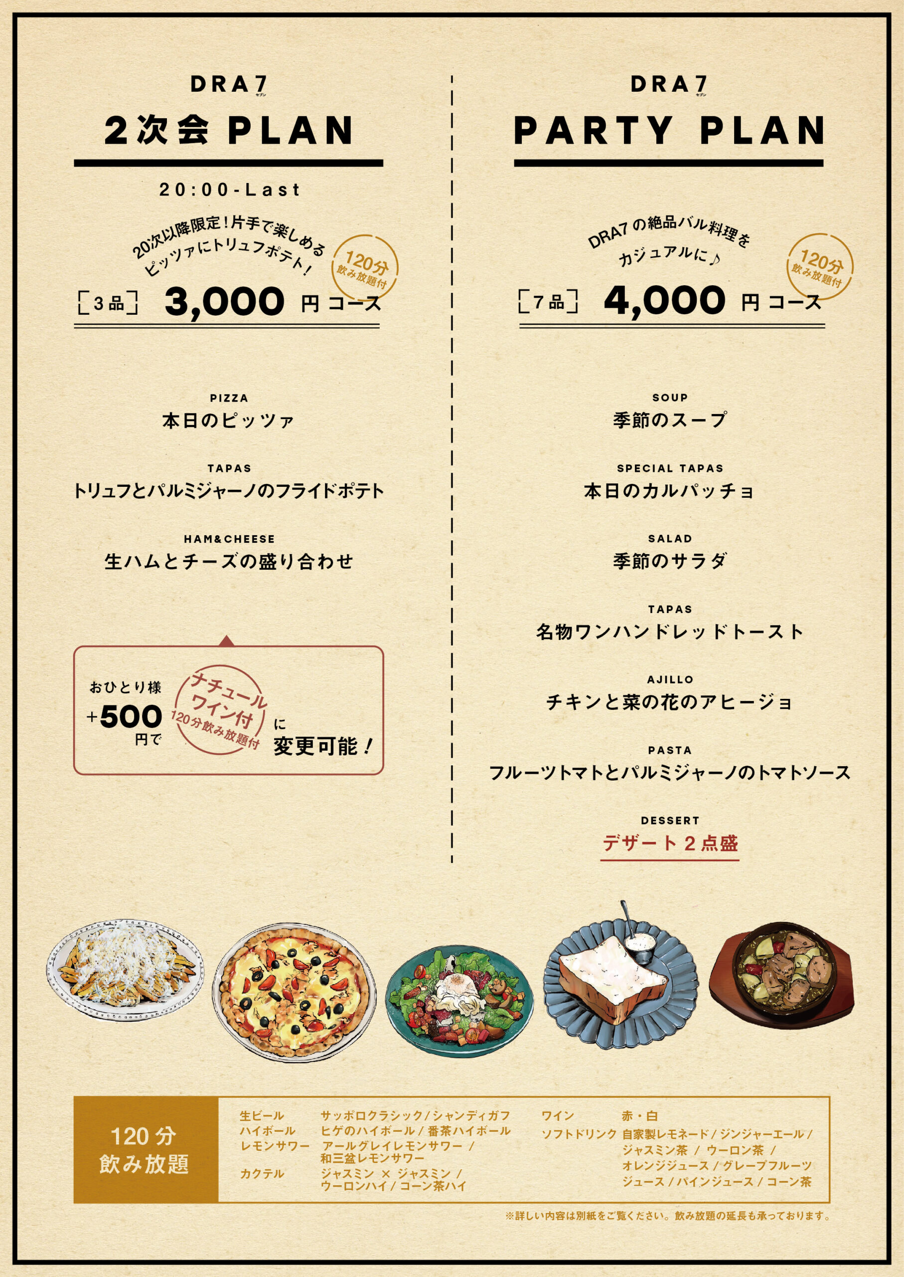 【公式サイト】EDW/DRAセブン ココノ ススキノ店 - course